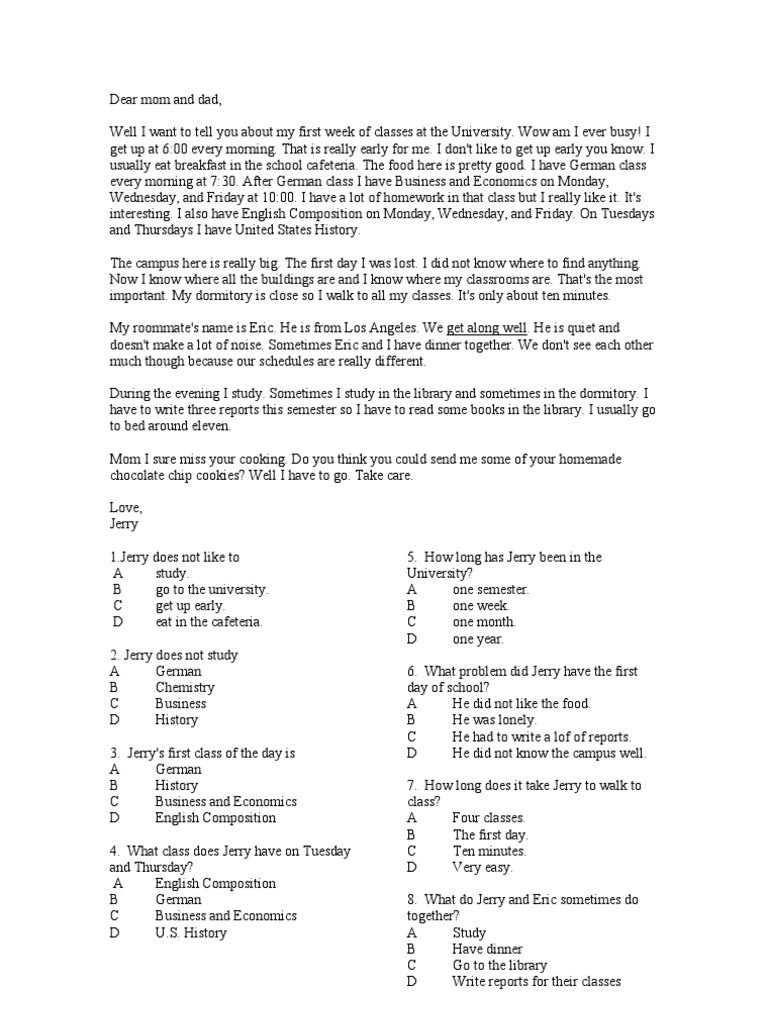 Simple Presente Reading | Download Free PDF | Verb | Grammar