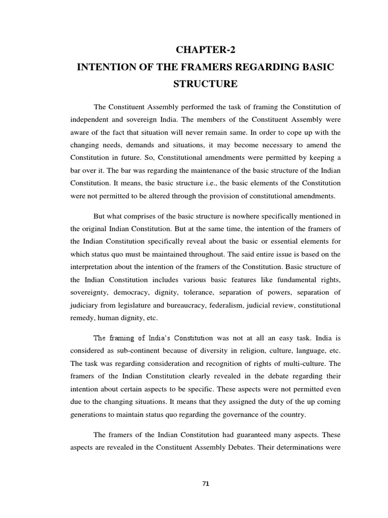 Basic Structure of the Indian Constitution | PDF | Judicial Review | Rights