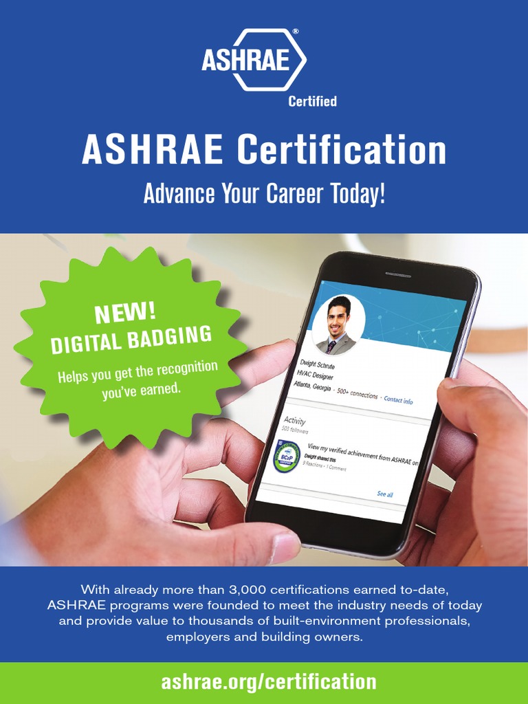 Ashrae Certification Brochure PDF | PDF | Green Building | Business