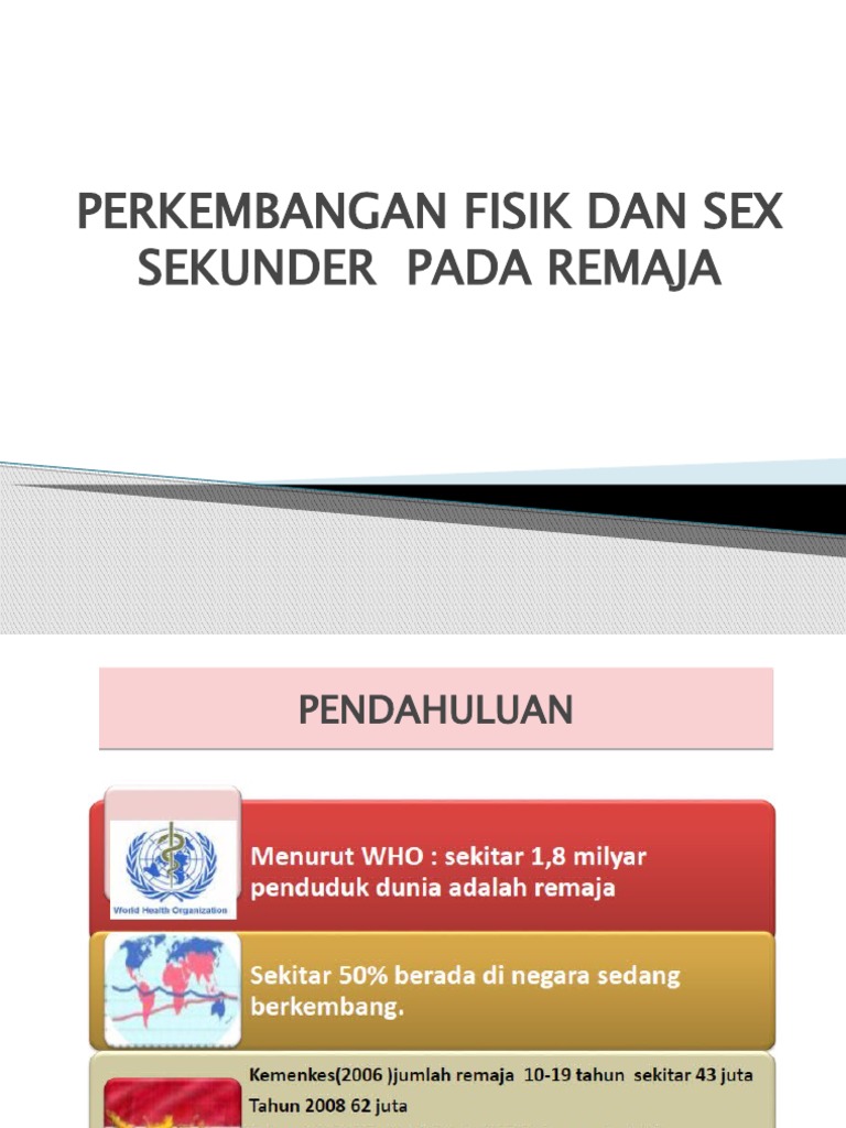 4.4 Perkembangan Seks Sekunder Remaja | PDF