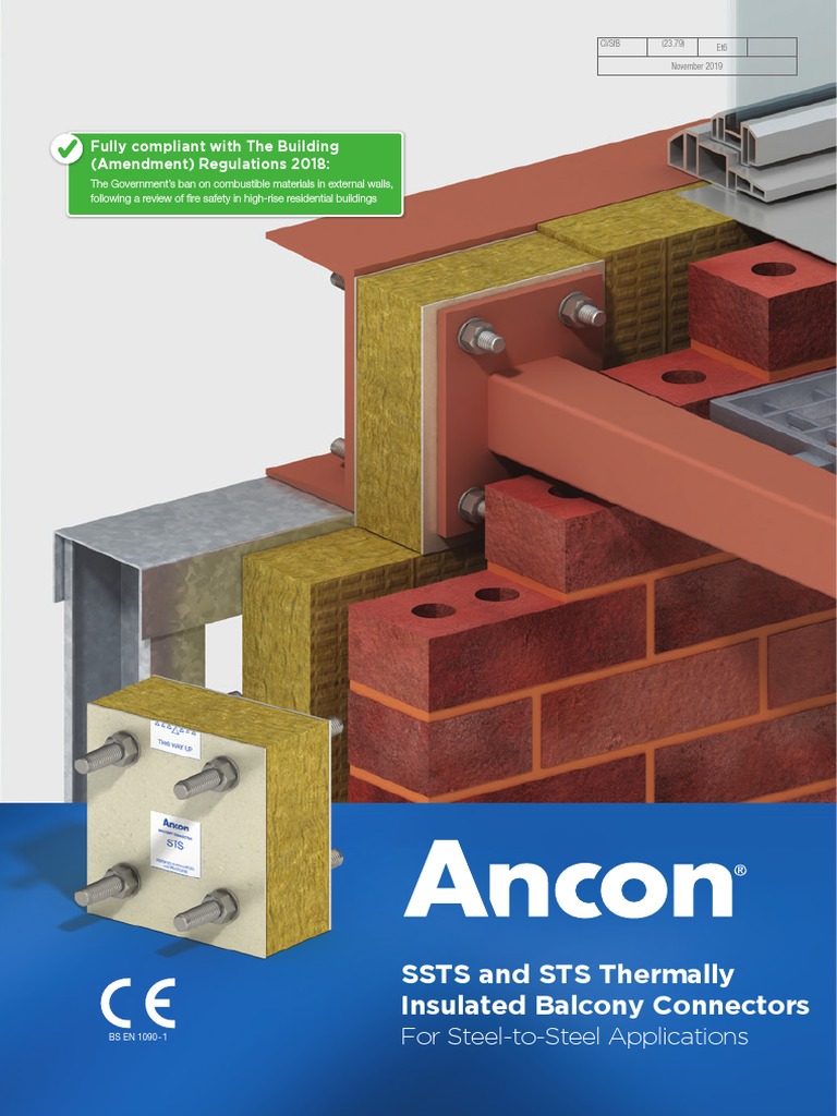 SSTS and STS Thermally Insulated Balcony Connectors: For Steel-to-Steel ...