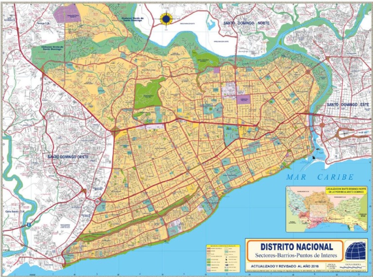 Oeste Santo Domingo Map Download Map Santo Domingo