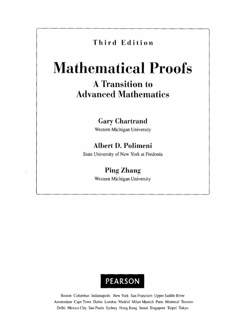 Mathematical: Proofs | PDF | Vector Space | Ring (Mathematics)