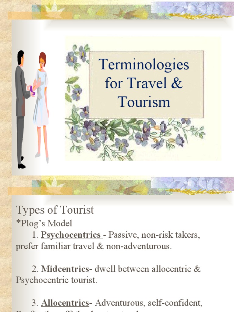 Terminologies For Travel & Tourism | PDF | Tourism | Leisure