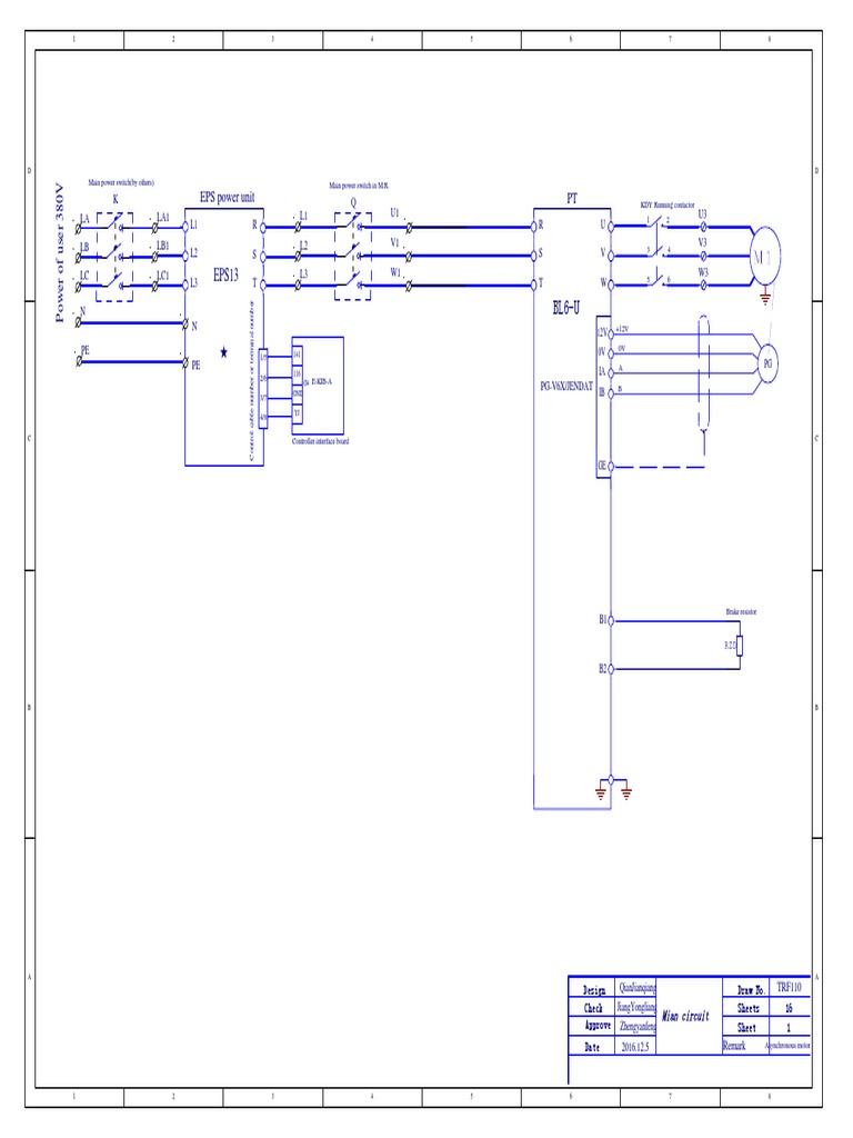 380V 3-Phase Wiring Diagram Guide | PDF | Manufactured Goods | Electricity