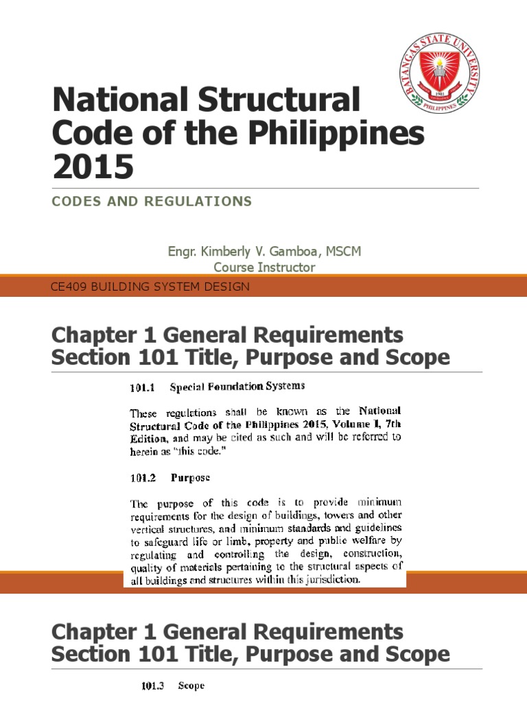 National Structural Code of The Philippines 2015: Codes and Regulations ...