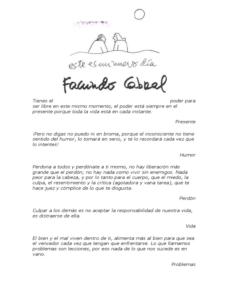 Facundo Cabral | PDF | Felicidad | Amor