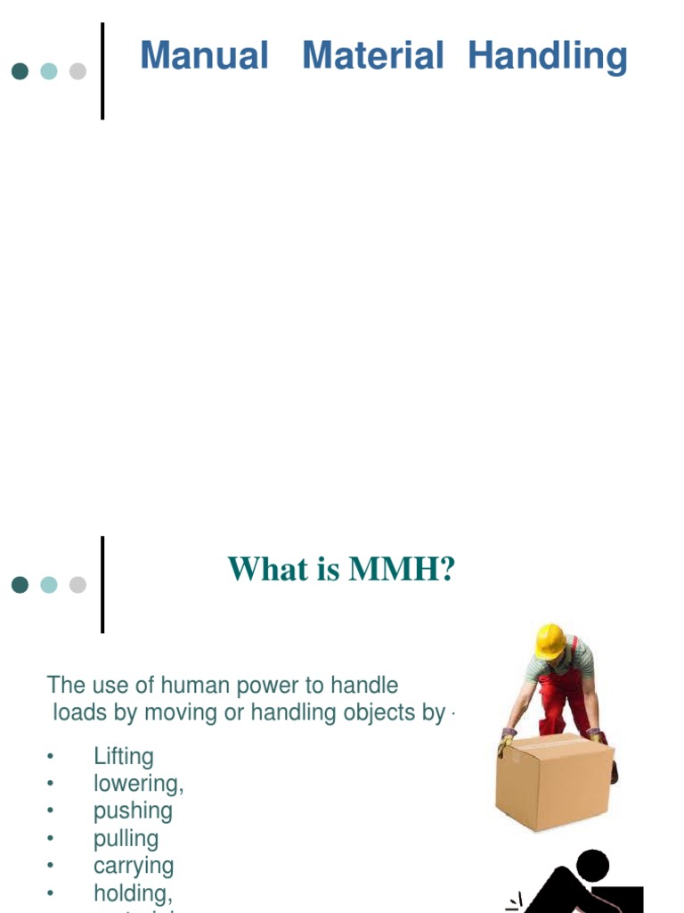 Understanding Manual Material Handling and the Revised NIOSH Lifting ...
