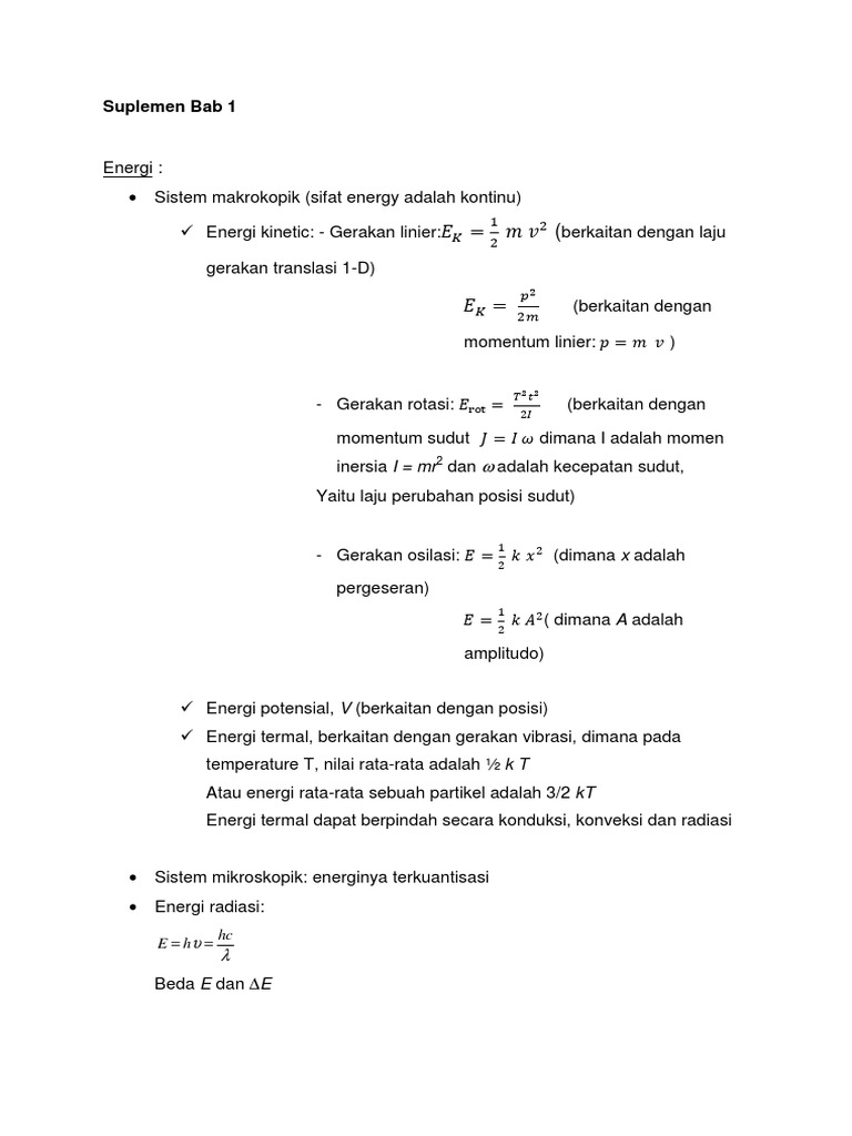 Rumus Kimia Kuantum | PDF
