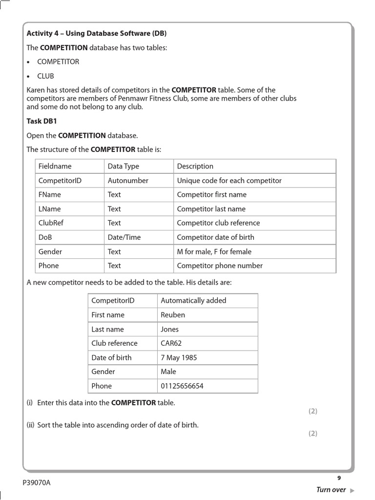 Organizing Competitor Data Using Database Software | PDF | Information Retrieval | Databases