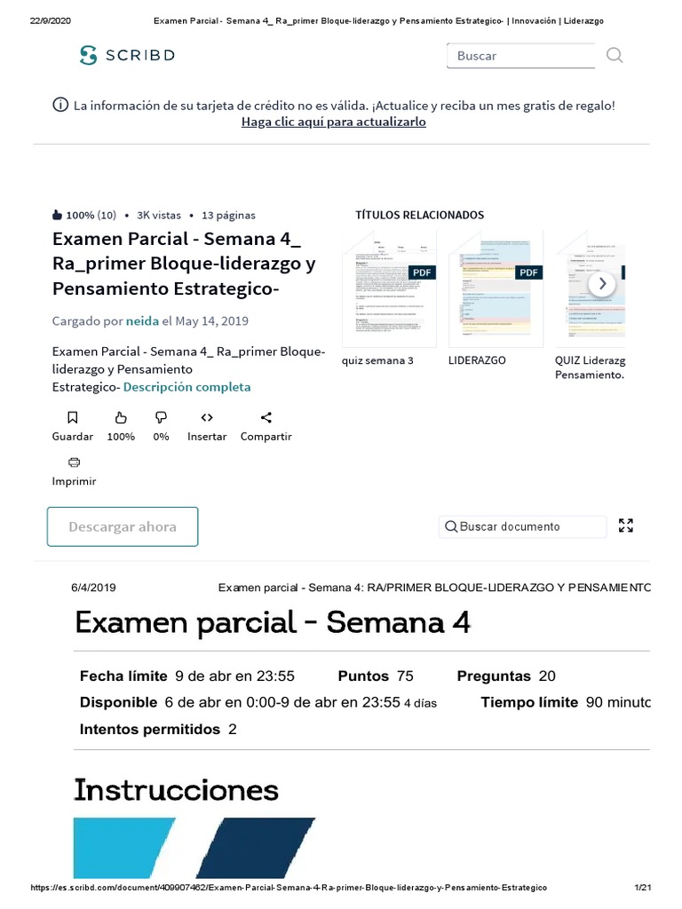 Examen Parcial - Semana 4_ Ra_primer Bloque-liderazgo y Pensamiento ... Examen Parcial - Semana 4_ Ra_primer Bloque-liderazgo y Pensamiento ...