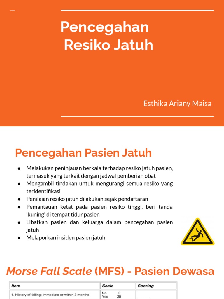 Risk of Fall | PDF