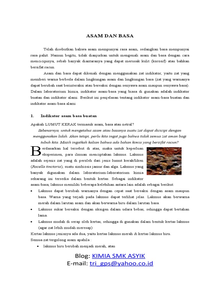 Indikator Asam Basa Alami | PDF