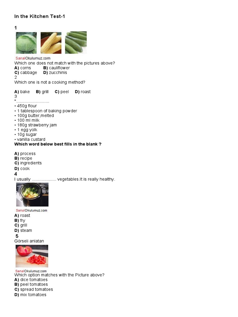 In The Kitchen Test | PDF