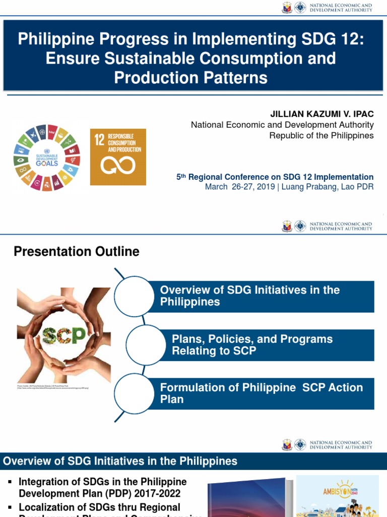 SDGs Philippines | PDF | Sustainability | Low Carbon Economy