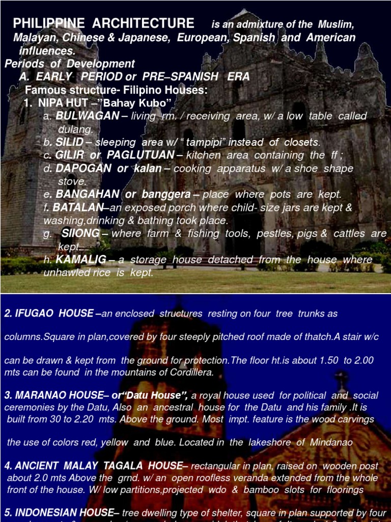 Philippine Architecture Overview | PDF | Manila | Makati