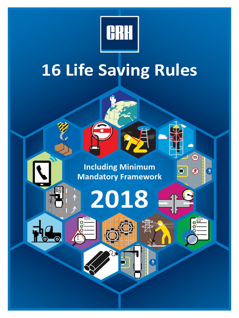 2018 Safety Management: 16 Life Saving Rules | PDF | Personal ...
