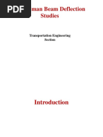 Method of Benkelman Beam Deflection Test | PDF | Lane | Road Surface