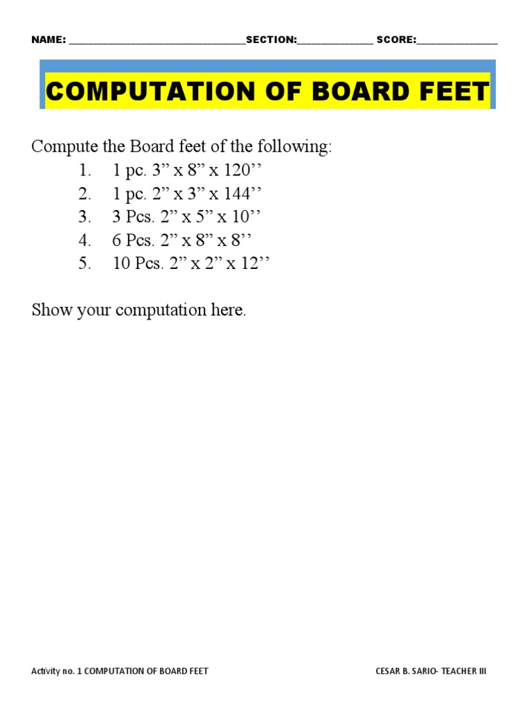 Cot 3 Work Sheet | PDF