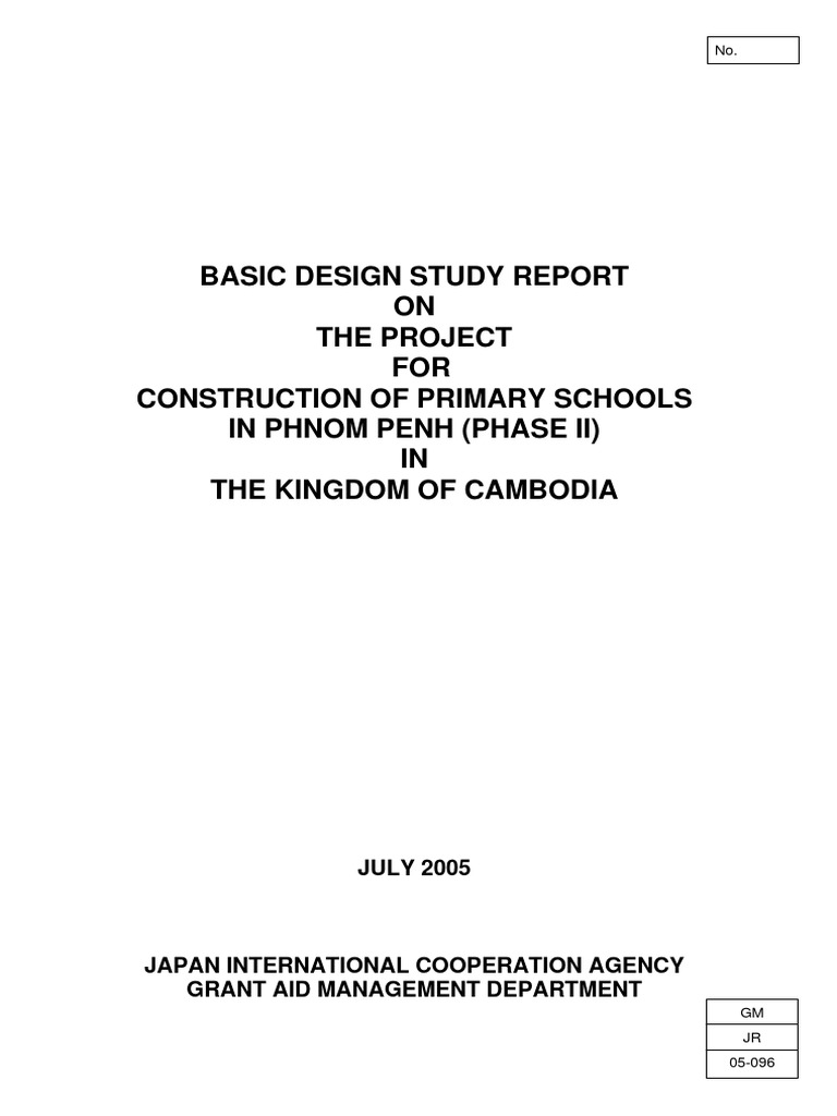 Design Study of Primary School | PDF | Cambodia | Teachers