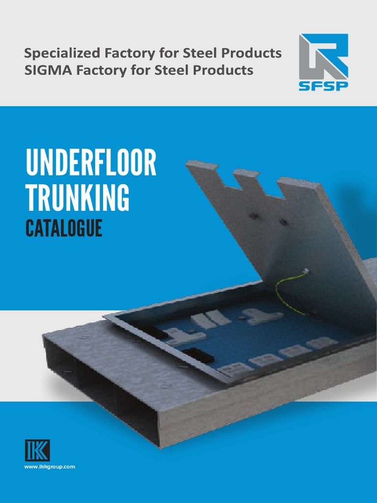Underfloor Trunking Systems Catalogue | PDF | Electrical Wiring | Pipe (Fluid Conveyance)