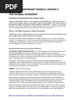 Chapter 2 - Structures of Globalization | PDF | World Trade Organization | Globalization