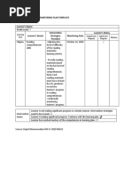 Individual Learning Monitoring Plan Sample | PDF