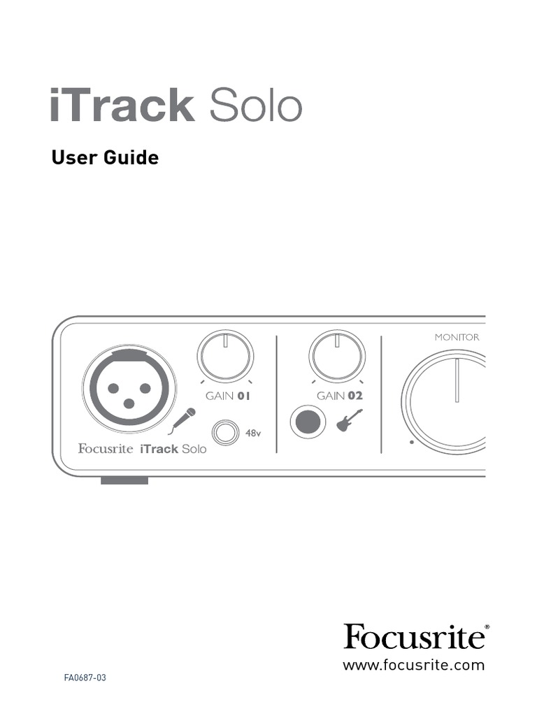 Itrack Solo User Guide 03 Pdf Ios Garage Band