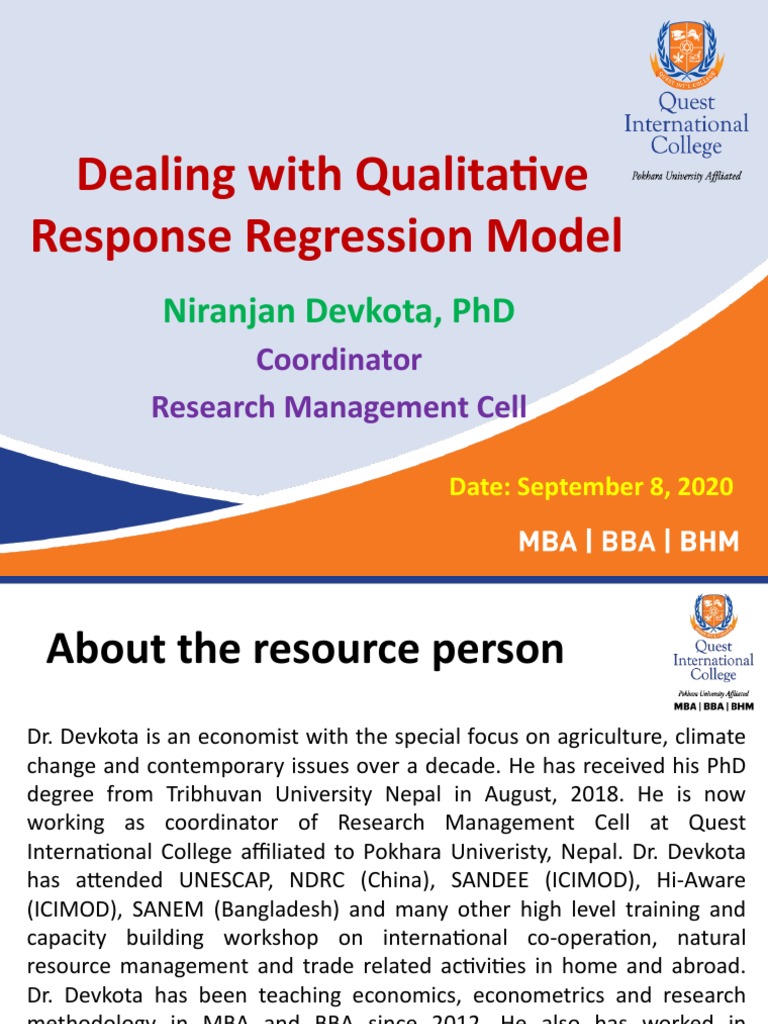 1 Logit Probit and Tobit Model | PDF | Logistic Regression | Dummy Variable (Statistics)