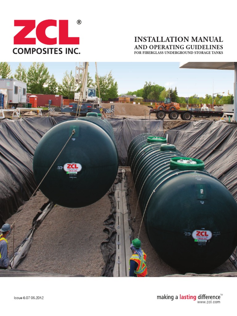ZCL Installation-Manual - Underground-Storage-Tanks-1 | PDF | Fire Safety | Safety