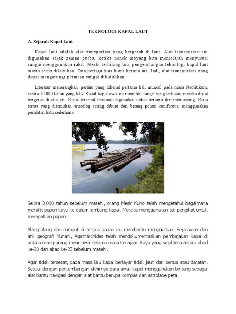 Sejarah Kapal Laut (Indah) | PDF