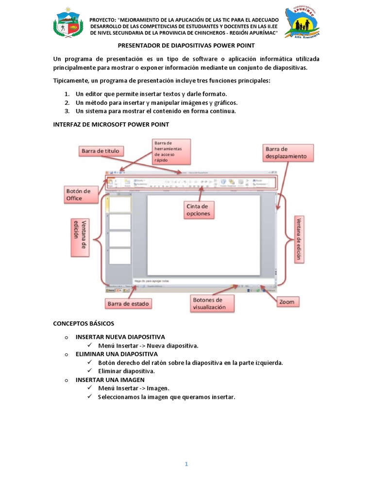 Interfaz y Funciones de PowerPoint 2019 | PDF | Microsoft PowerPoint ...
