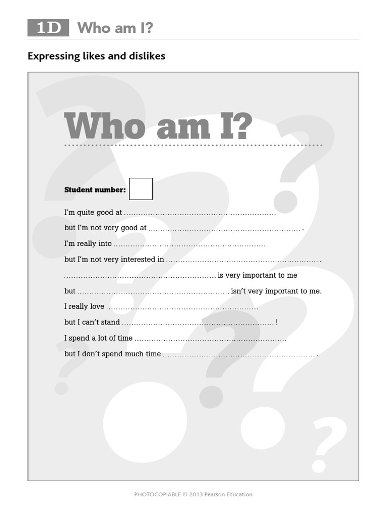 Who Am I? | PDF