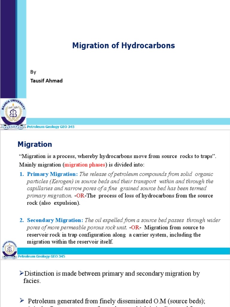 Hydrocarbon Migration Explained | PDF