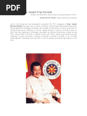 Joseph Estrada Talambuhay