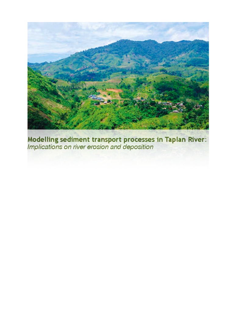 Sediment Transport in Taplan River | PDF | Sediment | River