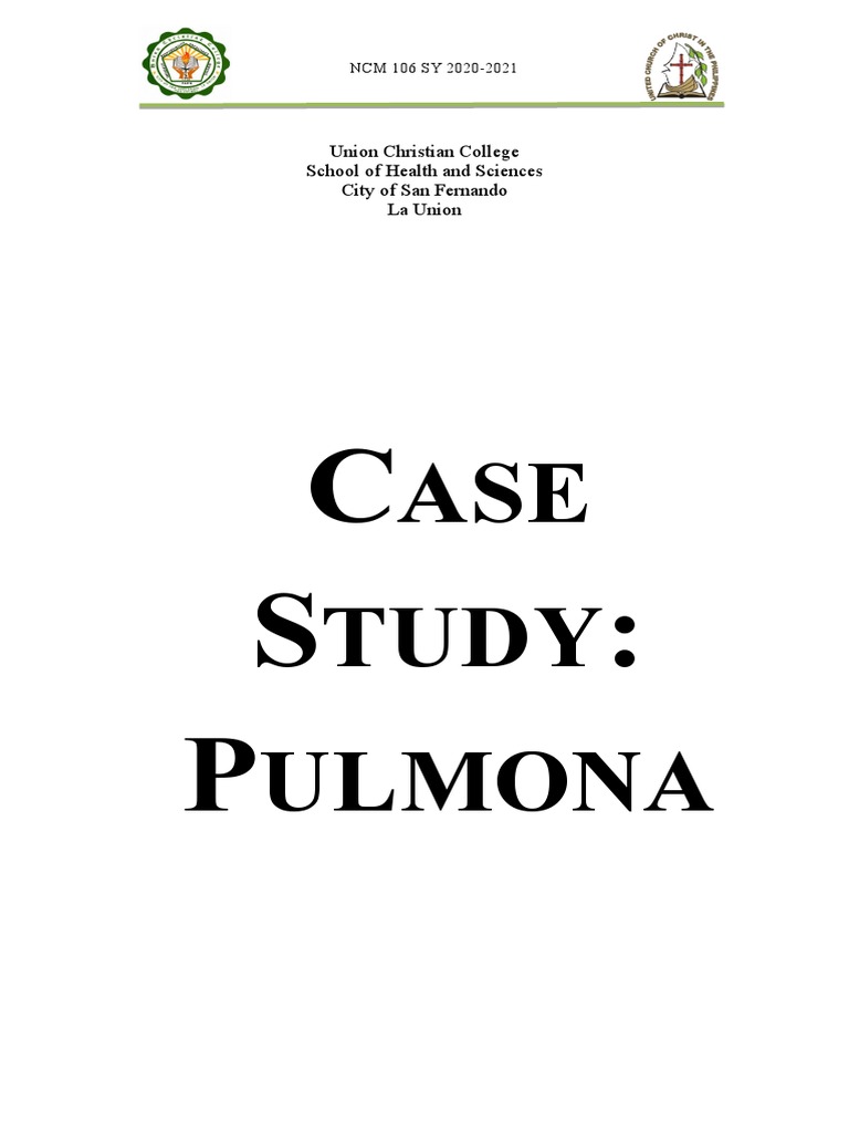 Case Study On Pulmonary Embolism Pdf Vein Thrombosis