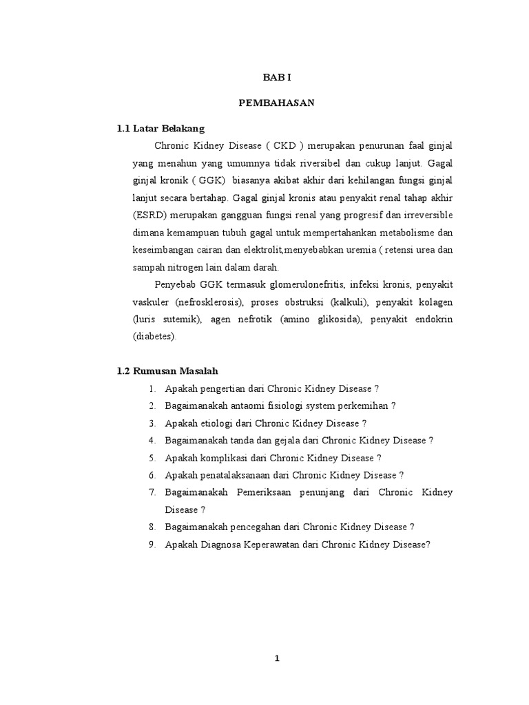 DEFINISI CKD | PDF