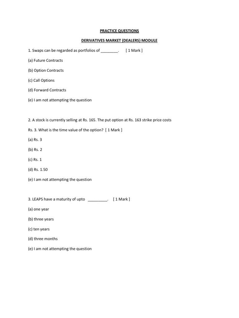 Practice Questions | PDF