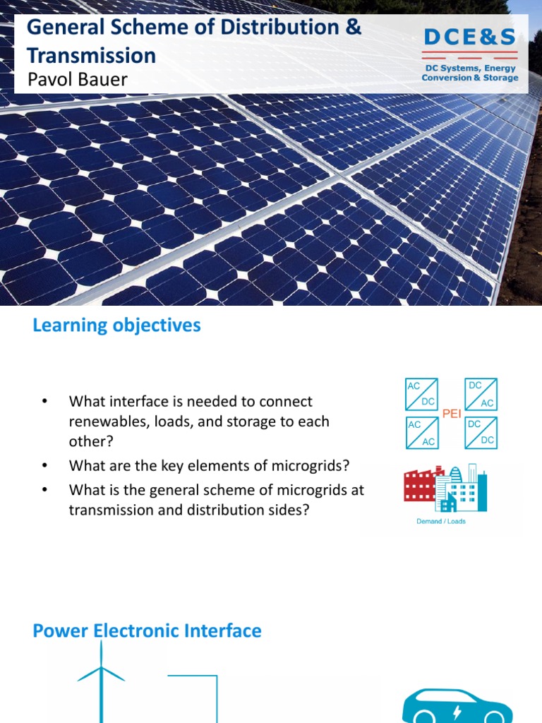General Scheme of Distribution & Transmission: Pavol Bauer | PDF