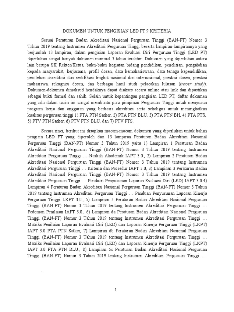 AIPT 9 Kriteria PDF | PDF