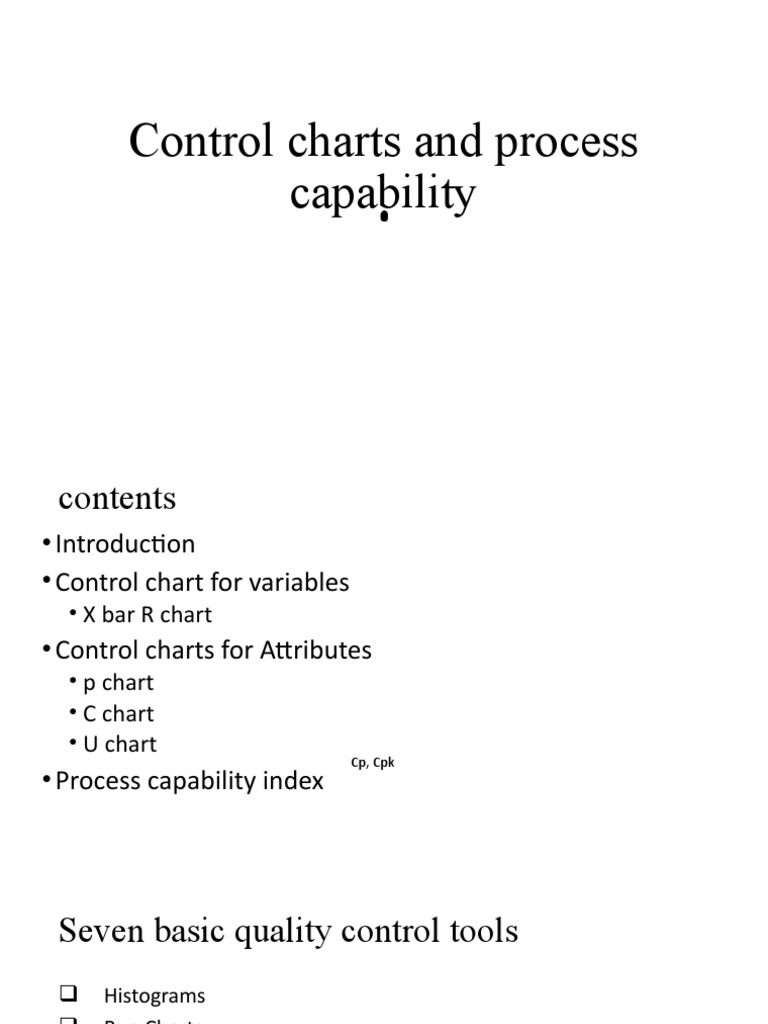 Control Charts and Process Capability | Download Free PDF | Statistical ...