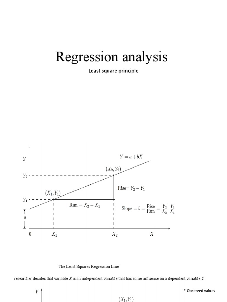 Regression Analysis: Least Square Principle | PDF