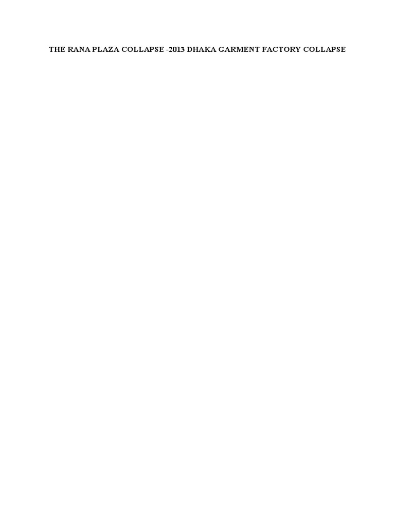 CASE STUDY of A Building Failure | PDF | Economic Sectors | Civil ...