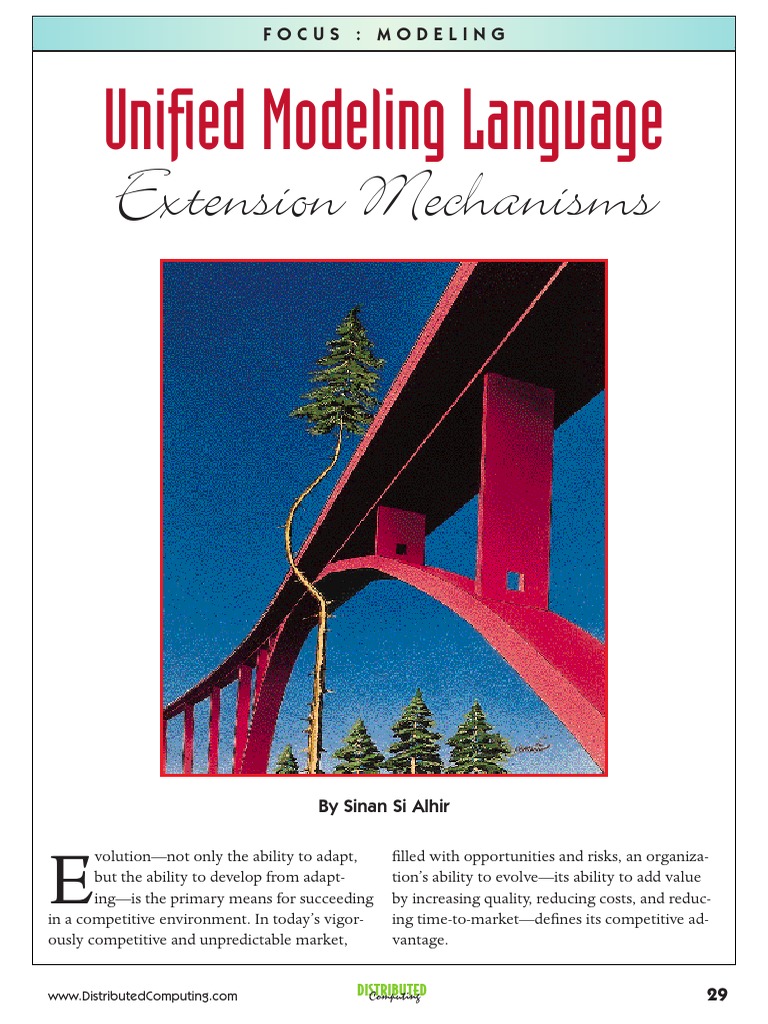 UML - Extension Mechanisms | PDF | Conceptual Model | Markup Language