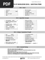 DOK Question Stems | PDF