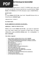 Protocole Accord Modèle | PDF