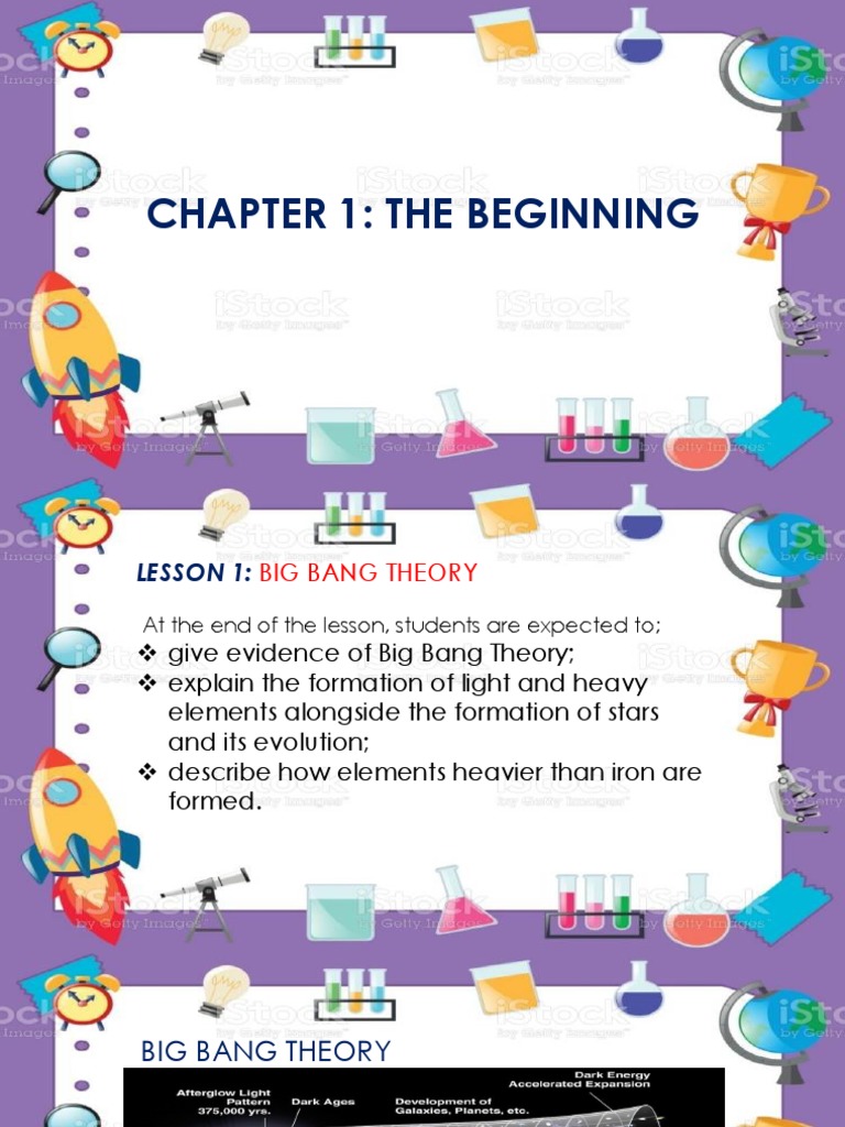 Lesson 1 Big Bang Theory PDF | PDF
