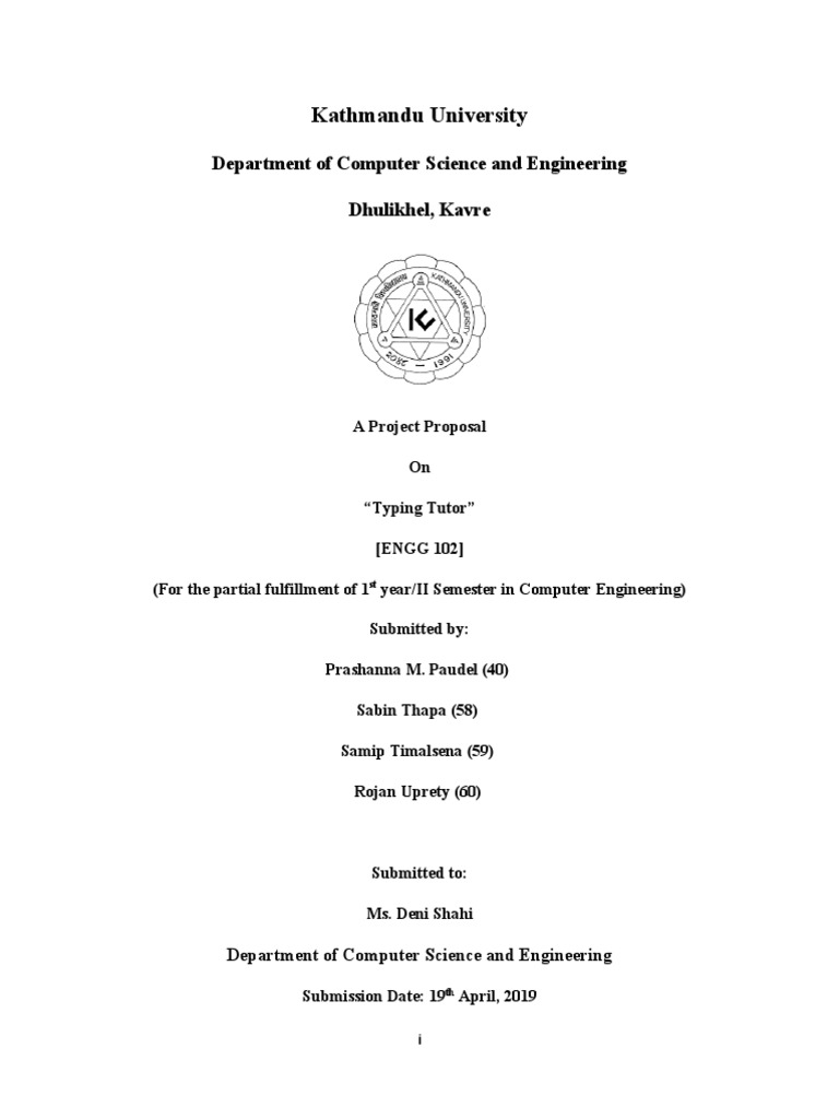 Kathmandu University: Department of Computer Science and Engineering ...