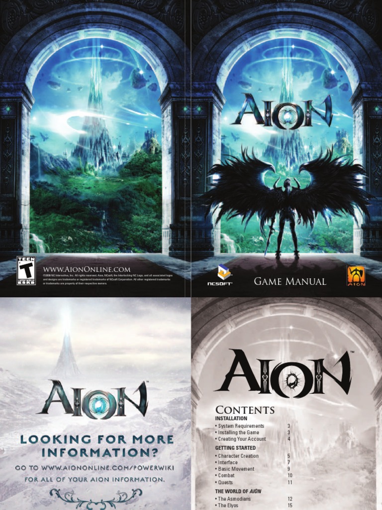 Aion Manual Web ENG | PDF | Menu (Computing) | Tab (Gui)